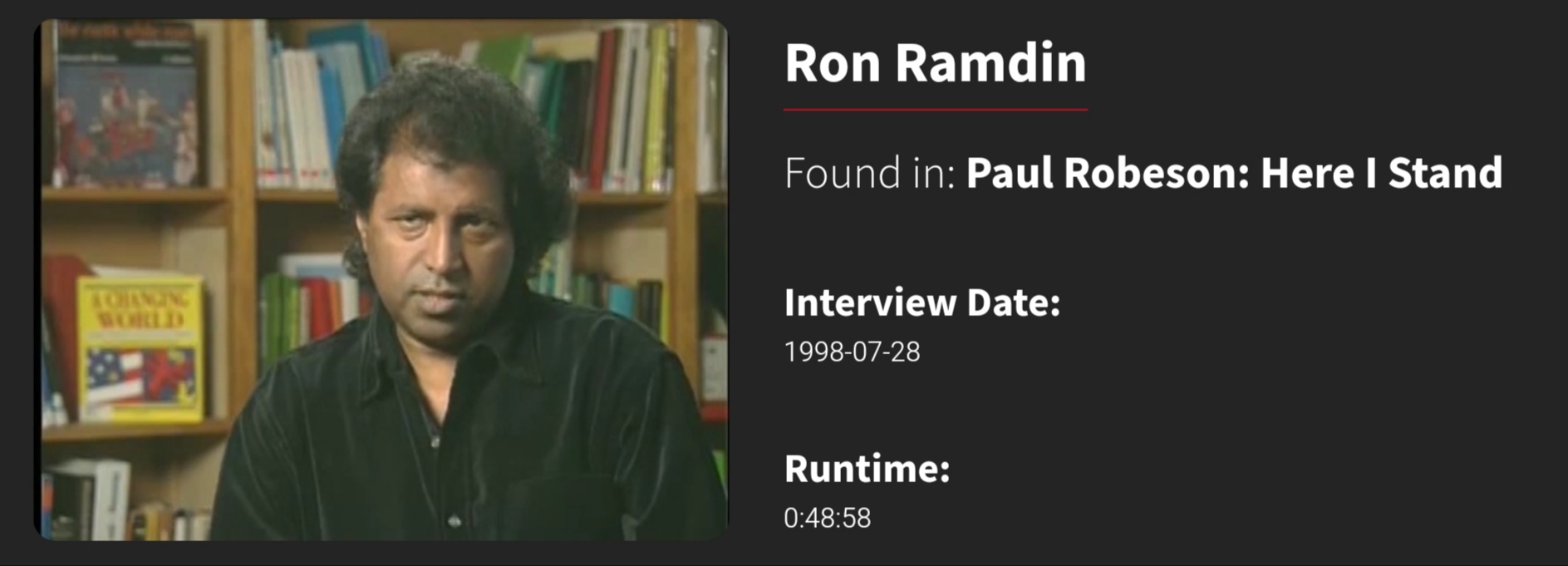 Press, TV and Radio – Ron Ramdin